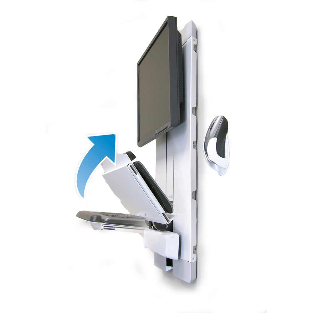 Ergotron Vertical Lift Auto-Retracting Keyboard Kit | Standing Desks ...